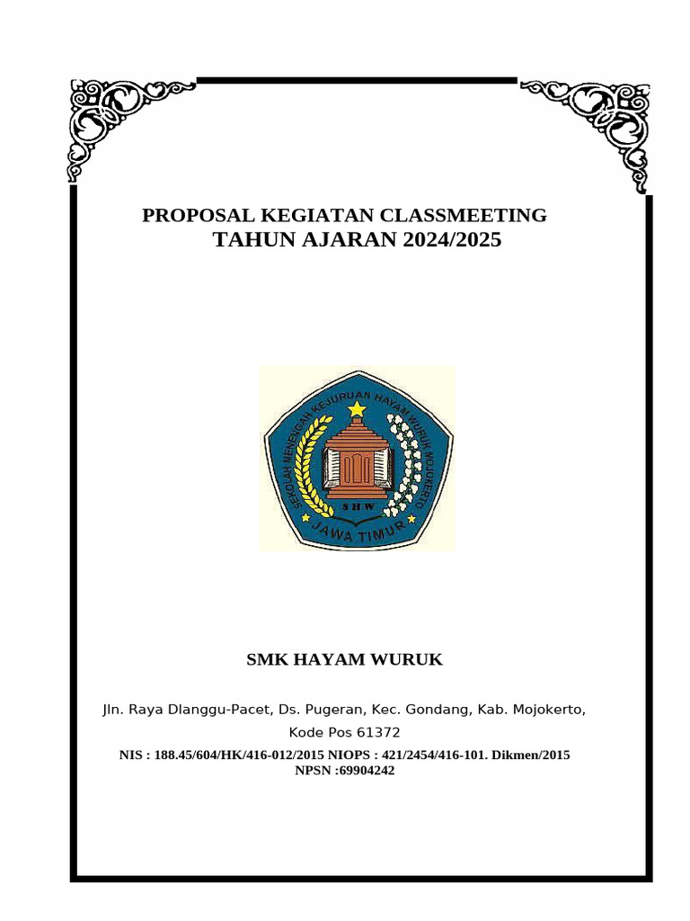Sampul Proposal | PDF