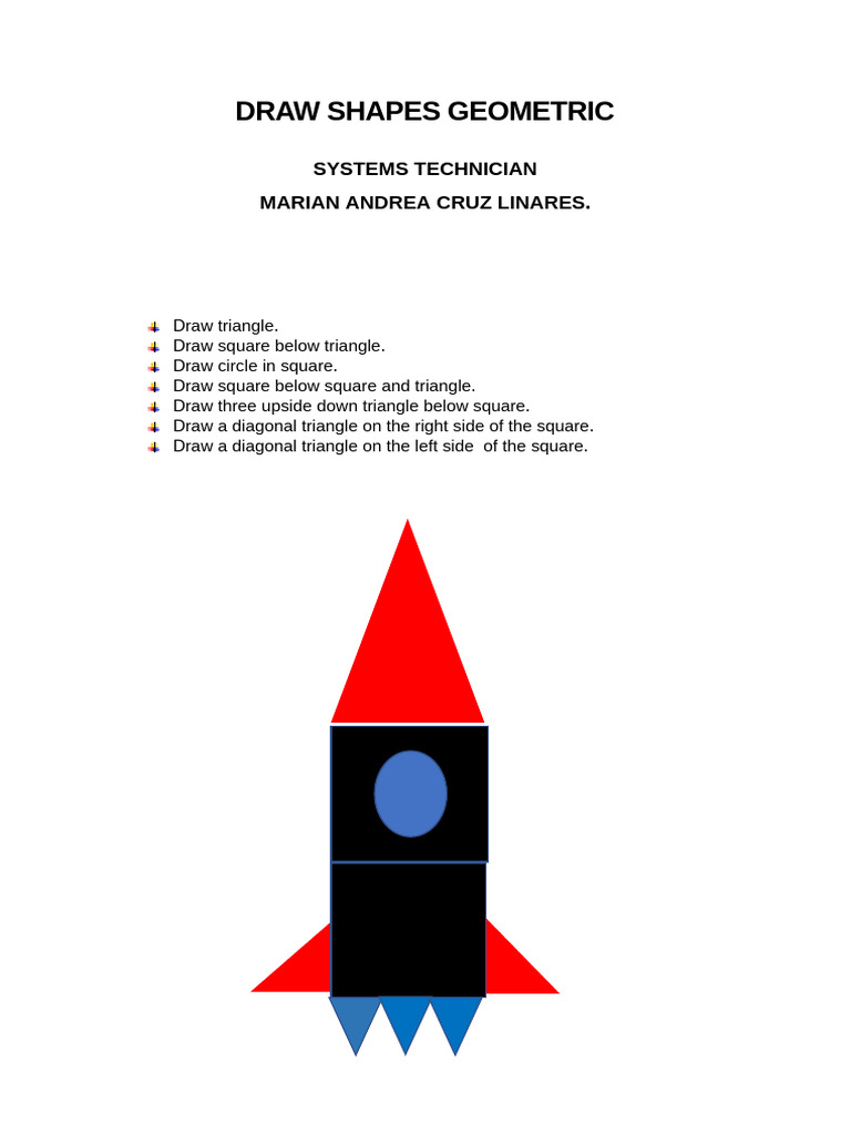 Draw Shapes Geometric 4 | PDF