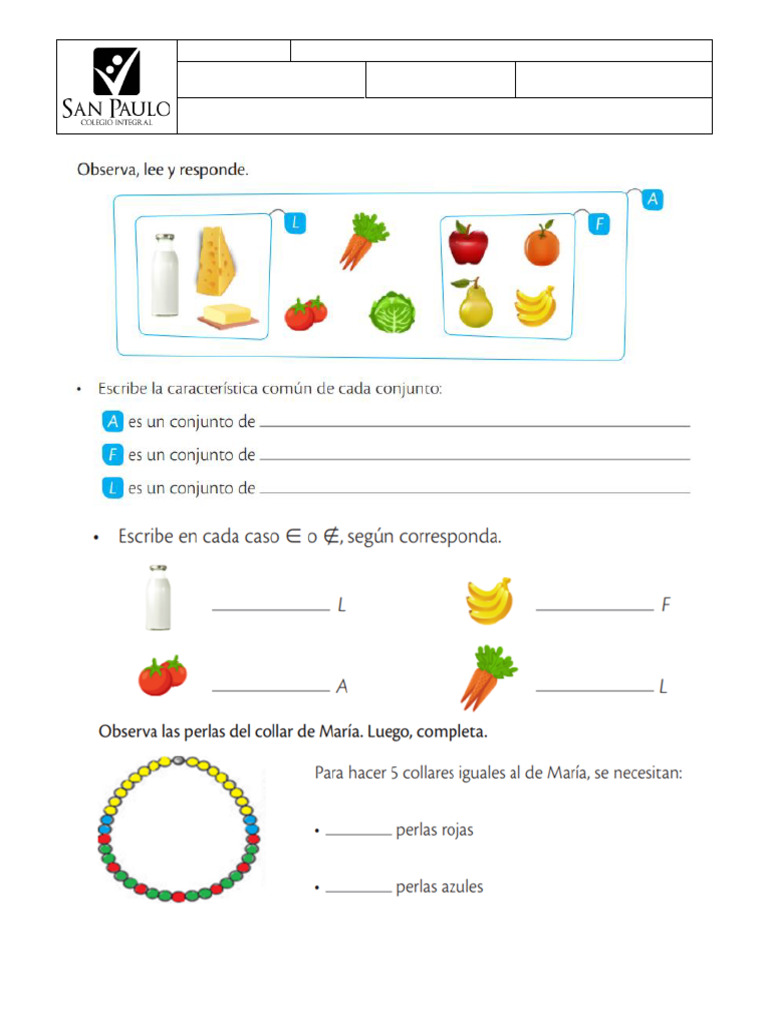 Prueba Diagnostica Tercero - Matematicas 2024 | PDF