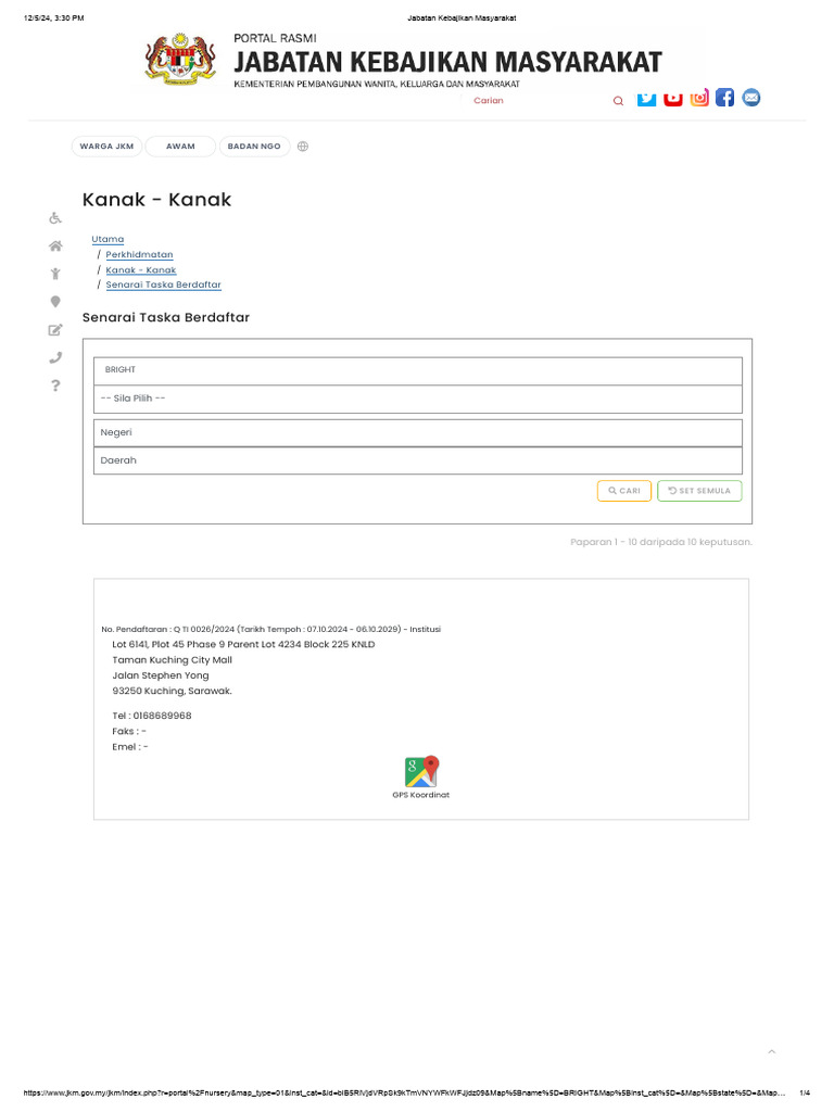 Jabatan Kebajikan Masyarakat | PDF