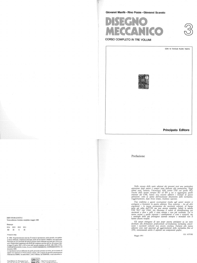 (Disegno Meccanico) Giovanni Manfè, Rino Pozza, Giovanni Scarato ...