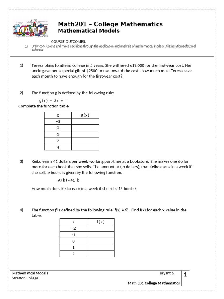 M4_MathematicalModels | PDF | Interest | Radioactive Decay