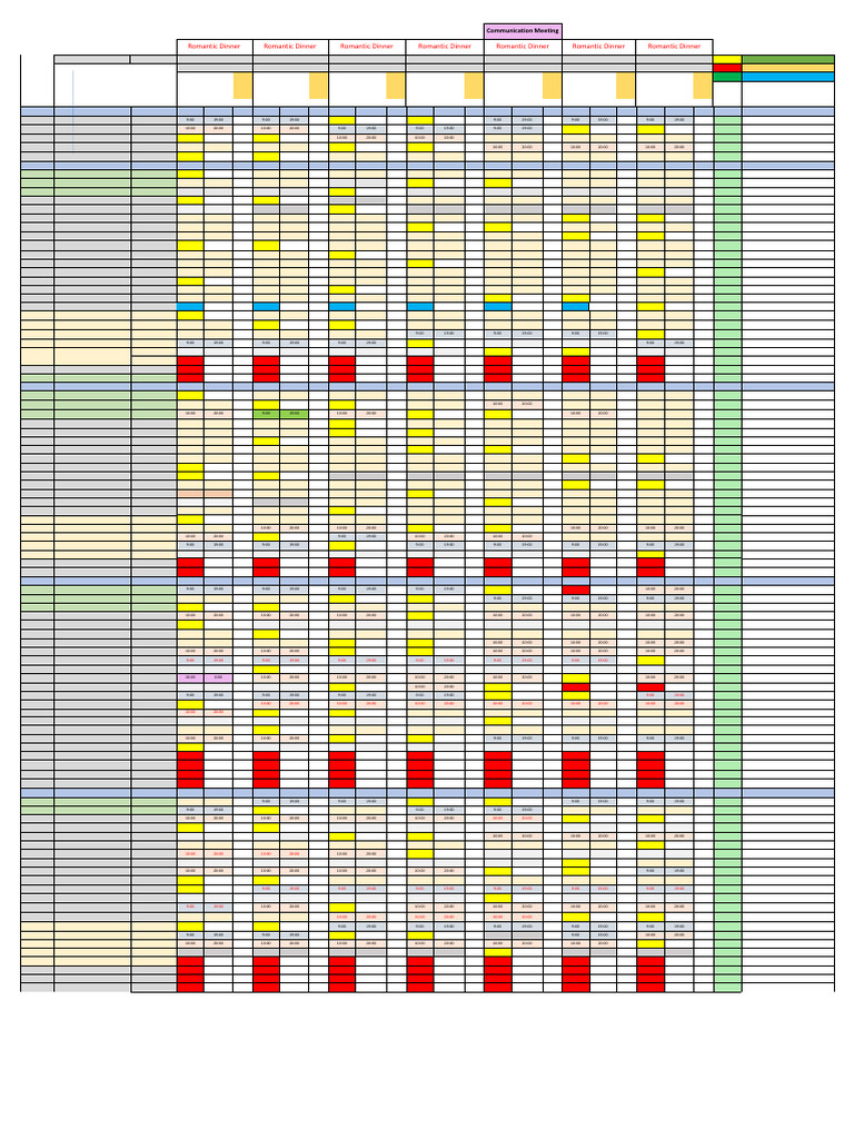02 Outdoor Roster - 5th - 11th February 2024 | PDF | Meal | Eating ...