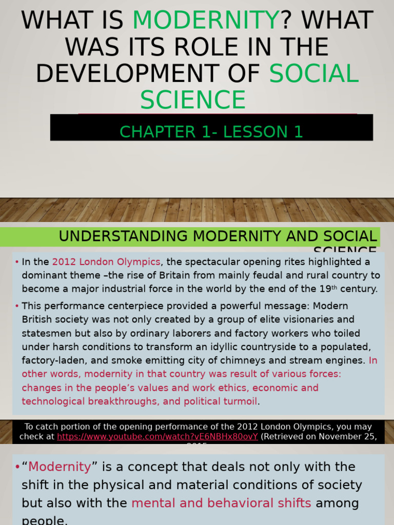 Chapter-1-LESSON-2-What-is-modernity | PDF | Positivism | Empiricism