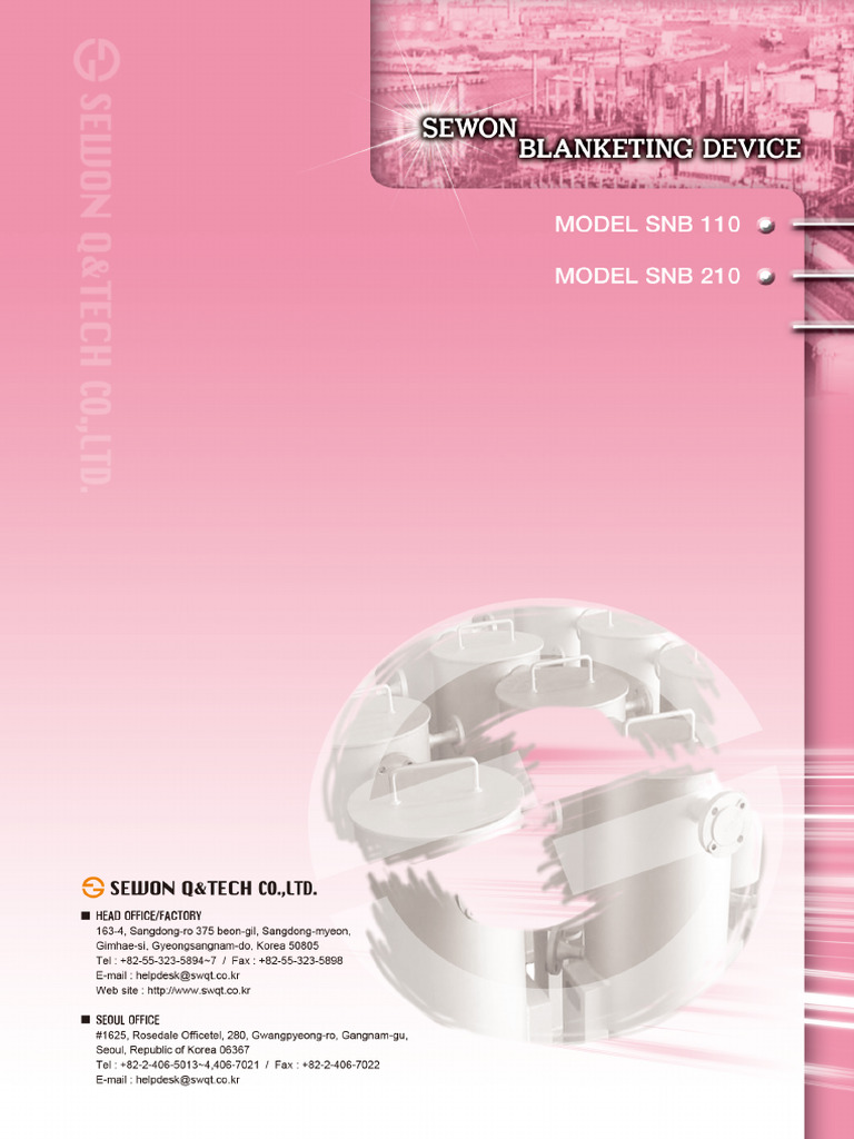 SEWON Gas Blanketing Device | PDF