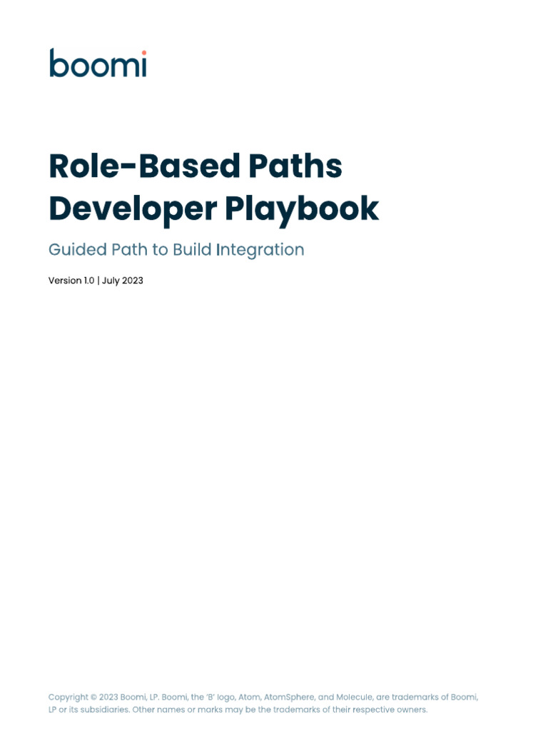 Boooomi Dev Playbook | PDF