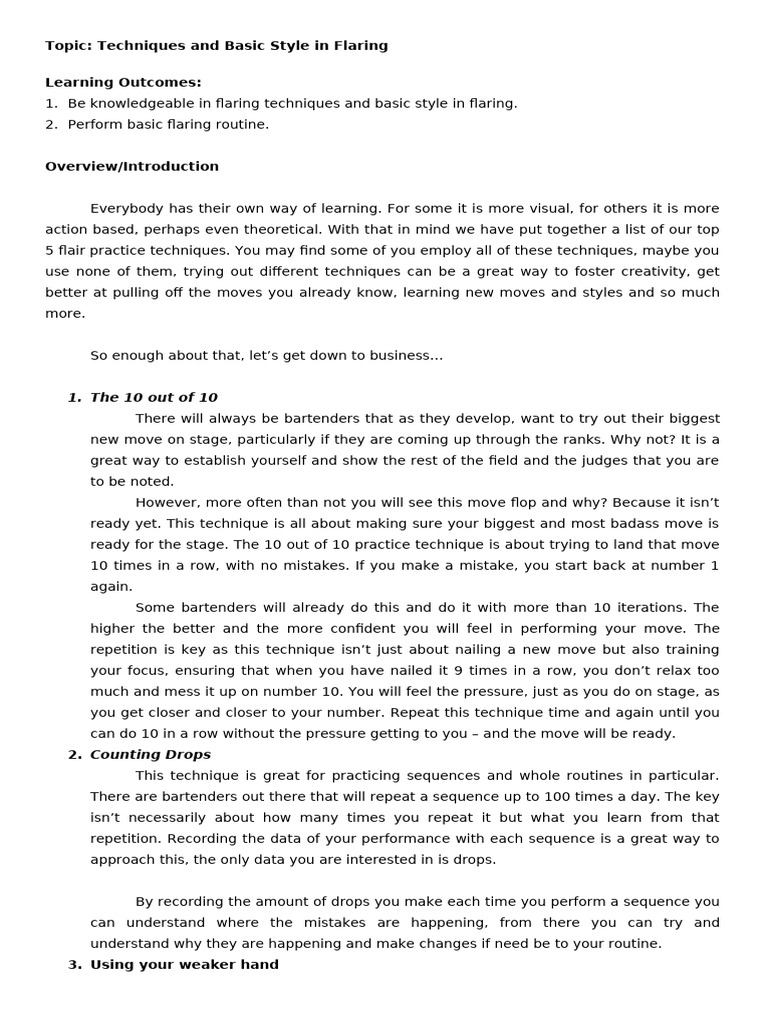 Bar and Beverage Management - 5 | PDF