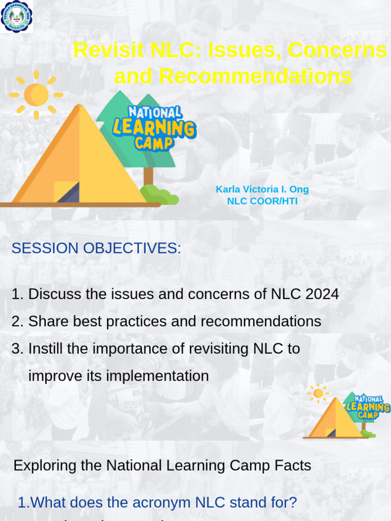 NLC INSET | PDF | Teachers | Learning