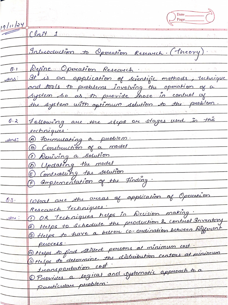 operation research -1 | PDF