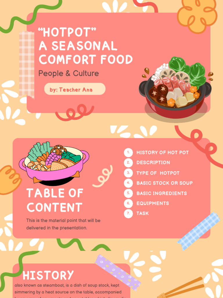 Hot Pot: History, Types, and Ingredients | PDF | Foods | Cuisine