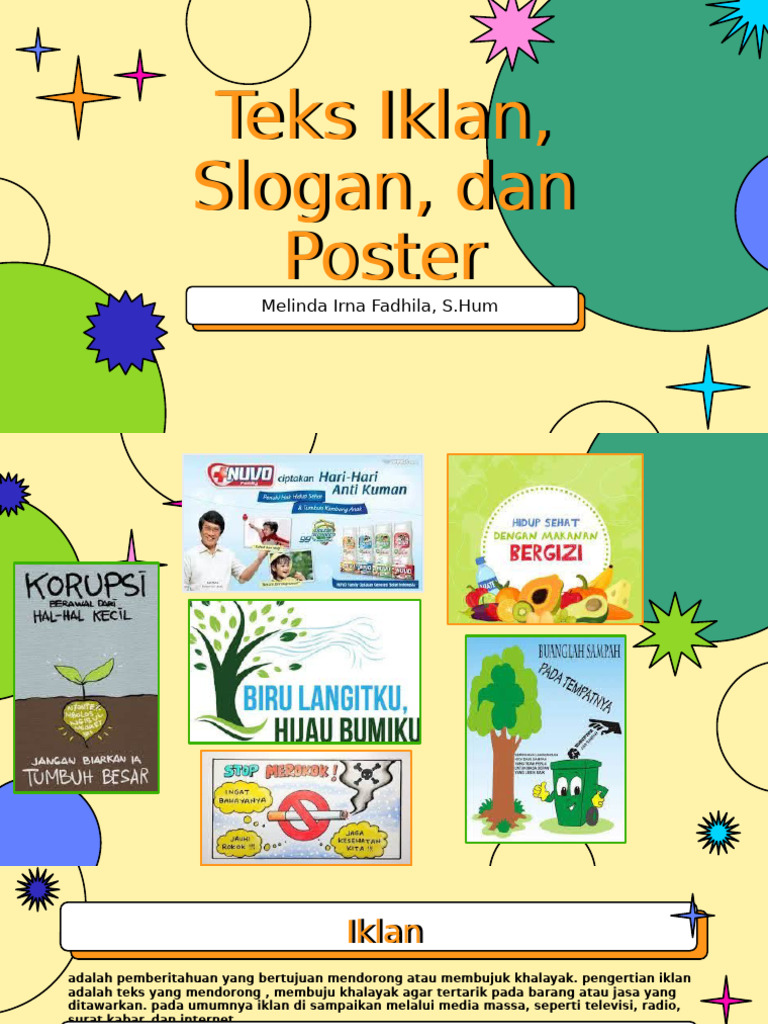 Tujuan dan Fungsi Iklan, Slogan, Poster | PDF