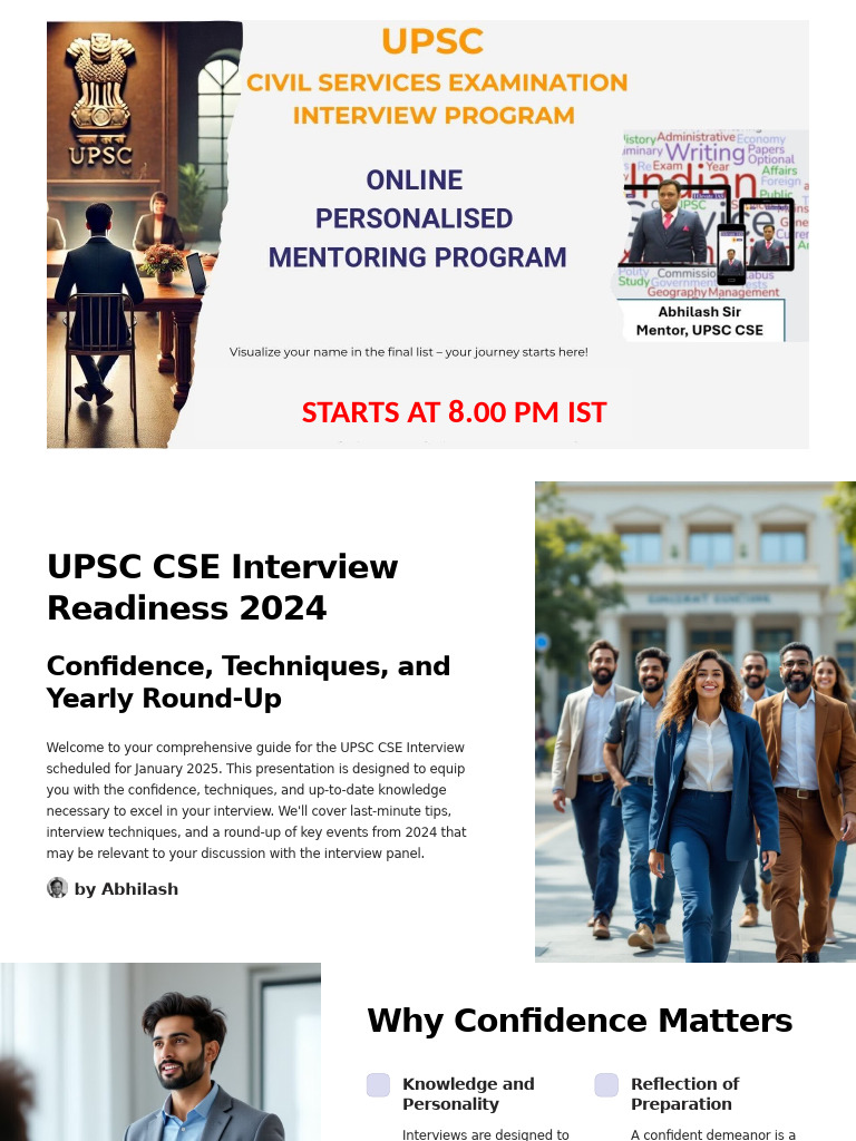 UPSC-CSE-Interview-Readiness-_CA 2024 | PDF | Cost Of Living | Climate Resilience