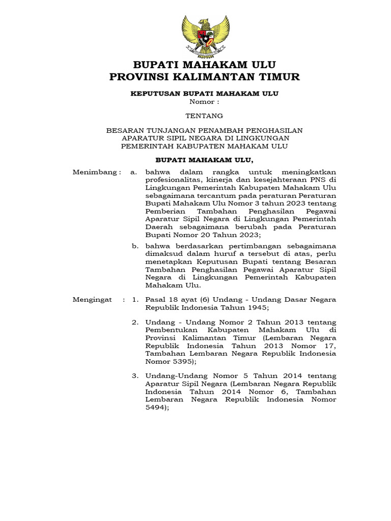 Draft Kepbup TPP 2025 | PDF