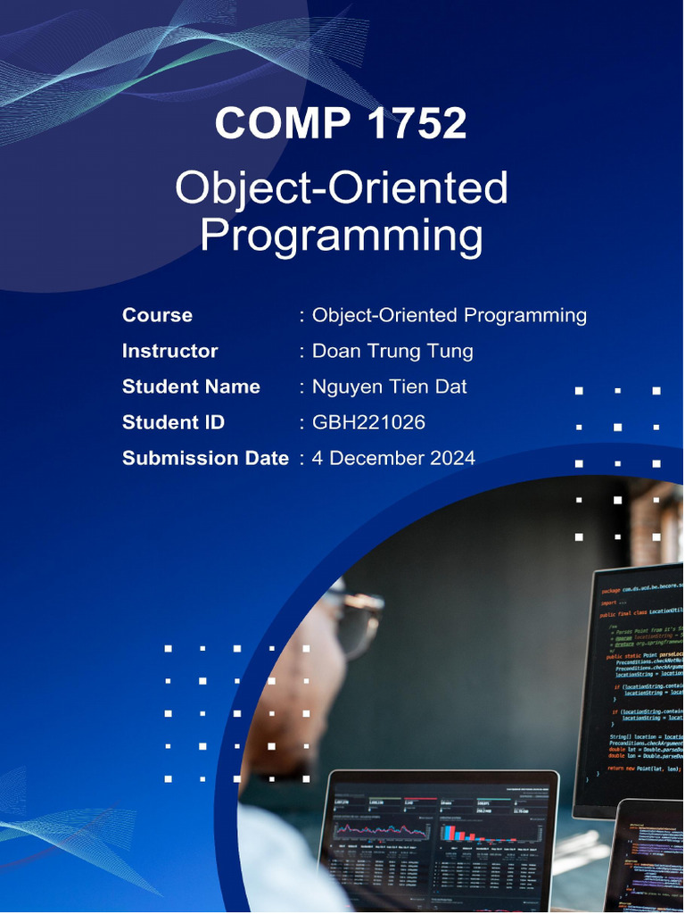 FINAL OOP | PDF | Object Oriented Programming | Software Development FINAL OOP | PDF | Object Oriented Programming | Software Development