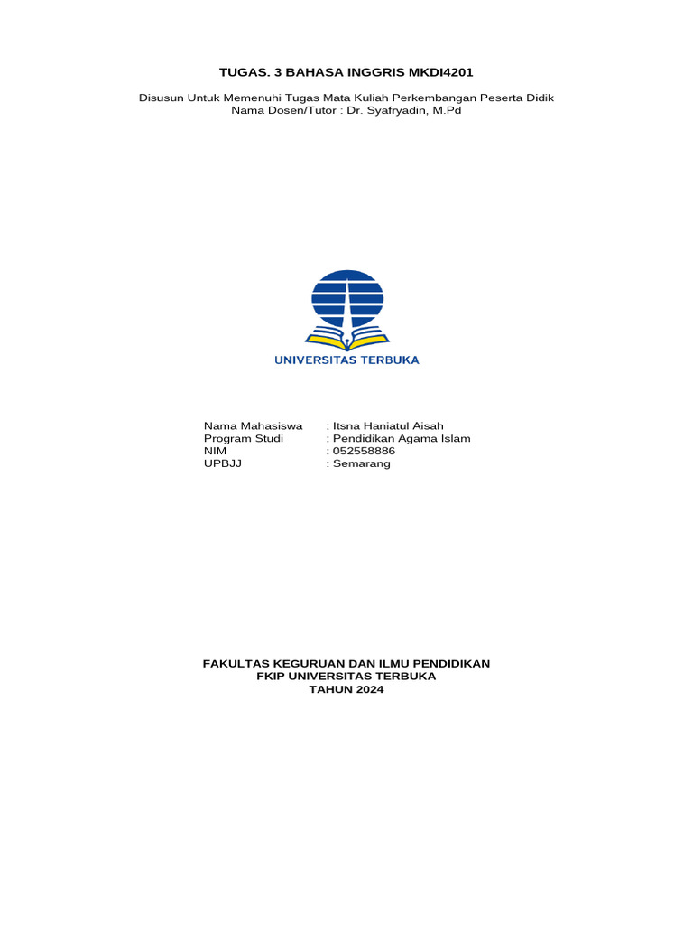 Tugas 3. B.ing Itsna | PDF | Negotiation