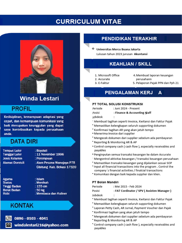 CV Winda-2-1 | PDF