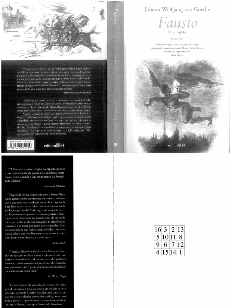 (Goethe's Faust 1) Goethe, Johann Wolfgang Von - Segall, Jenny Klabin - Delacroix, Eugène ...