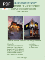 Restaurant Design Case Study and Literature Study | PDF | Restaurants ...
