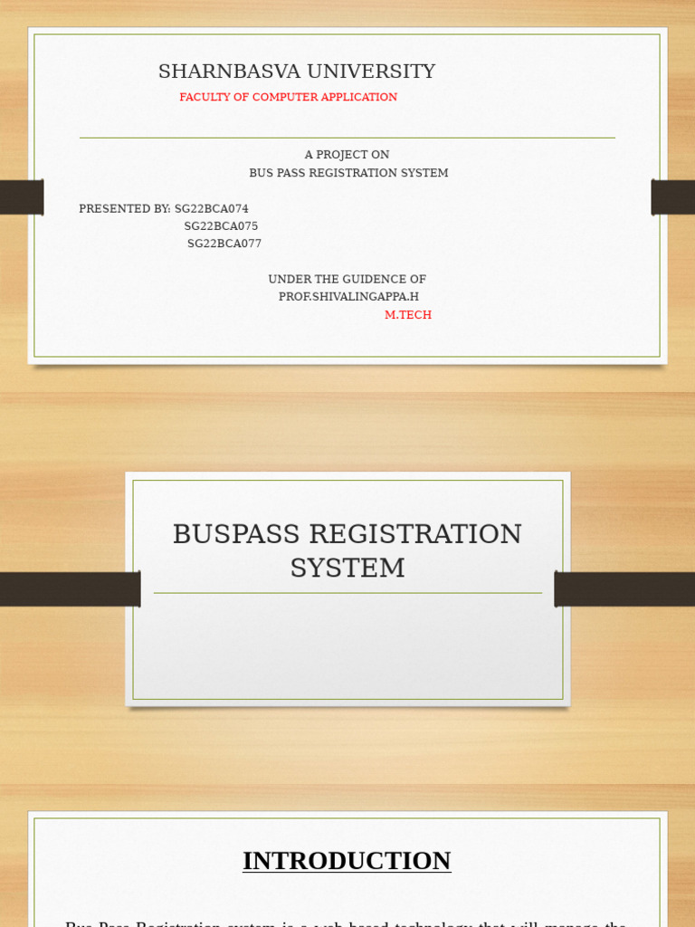 BUSPASS MANAGEMENT SYSTEM | PDF | User (Computing) | Databases