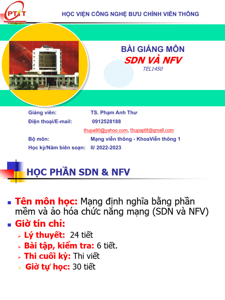 Chuong 1-SDN&NFV v2 | PDF