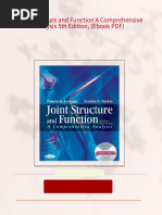 Joint Structure and Function 5th Edition PDF | PDF