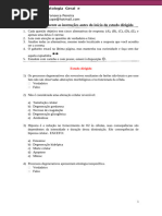 QUESTIONÁRIO Prova 1 e 2 Pato - GABARITO | PDF | Choque (circulatório) | Vírus