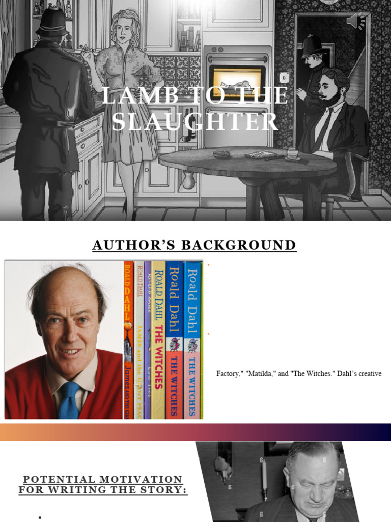 Roald Dahl's "Lamb to the Slaughter" Analysis | PDF
