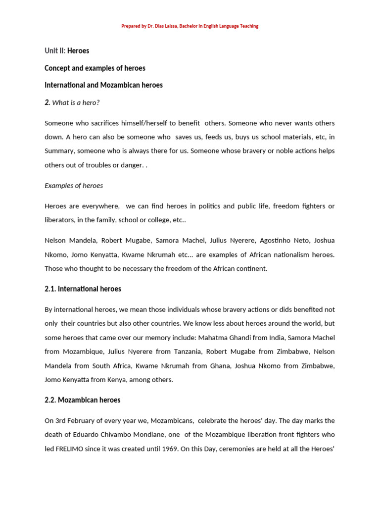Unit II - Heroes-WPS Office | PDF | Verb | Linguistics