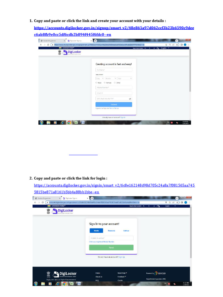 Create Your DigiLocker ABC-ID Guide | PDF