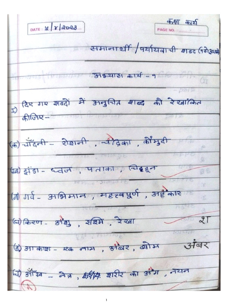 Hindi Work | PDF