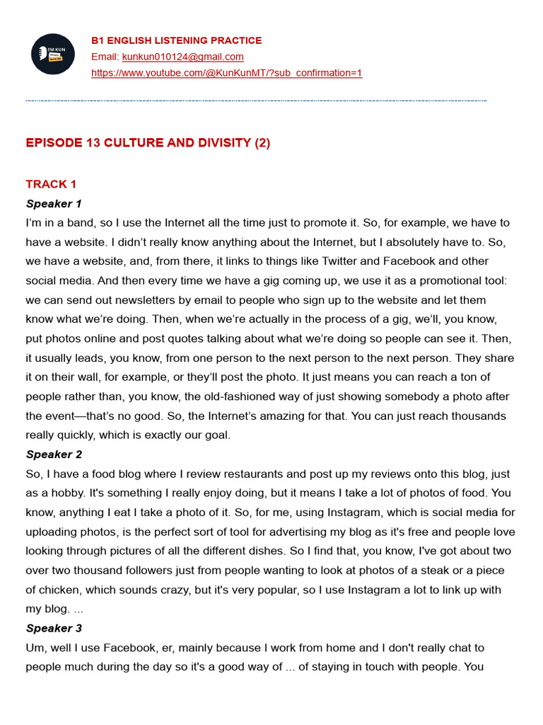 English Listening Practice | PDF | Gabriel García Márquez