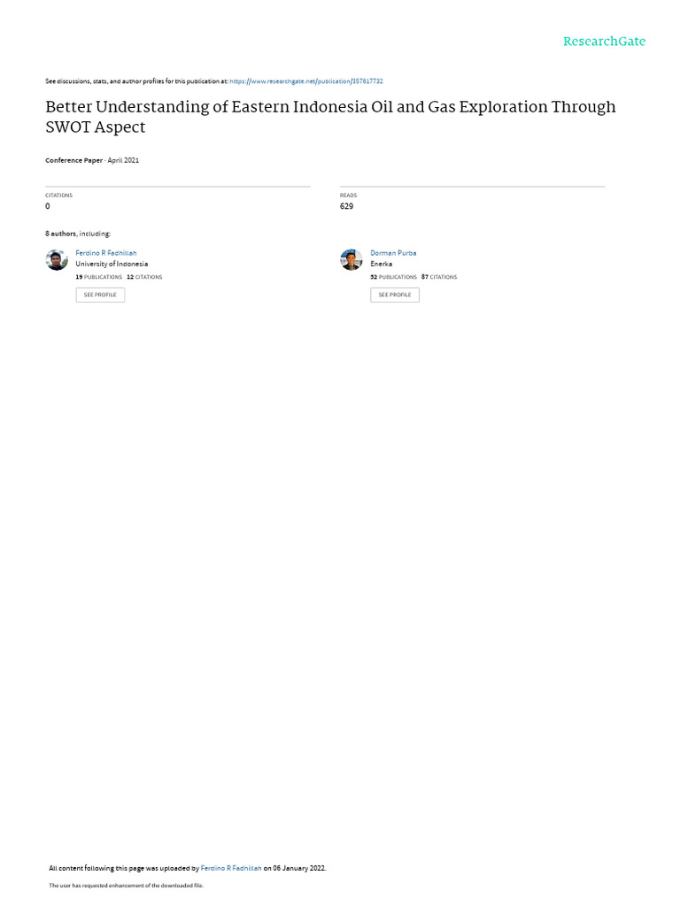 Better Understanding of Eastern Indonesia Oil and Gas Exploration ...