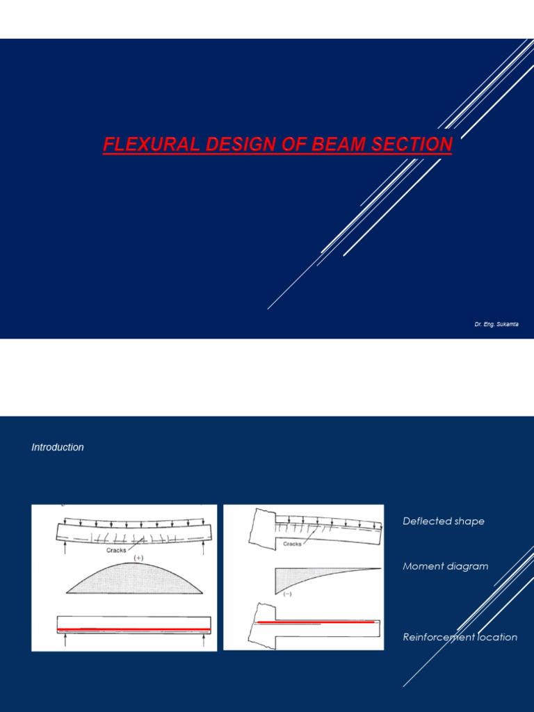 Desain Penampang Persegi | PDF | Beam (Structure) | Bending