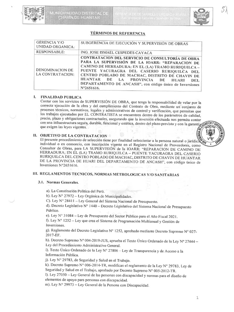 Memorandum N°131-2025-Mdchh-Gdur-G-Jcah | PDF