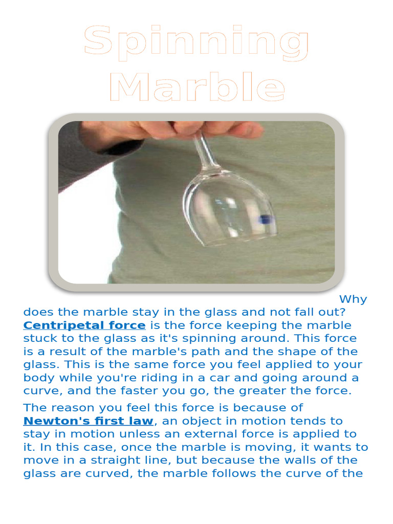 Spinning Marble | PDF