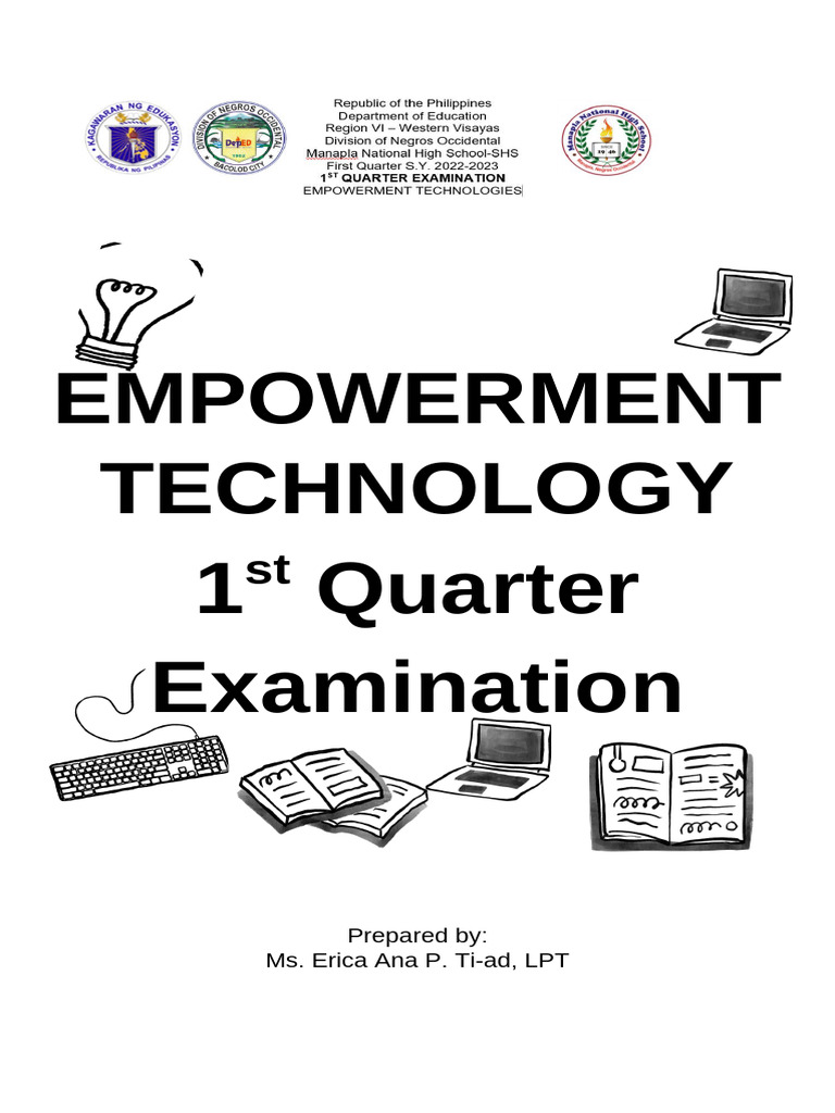 Grade 11 EMTECH 1st QTR Exam | PDF | World Wide Web | Internet & Web