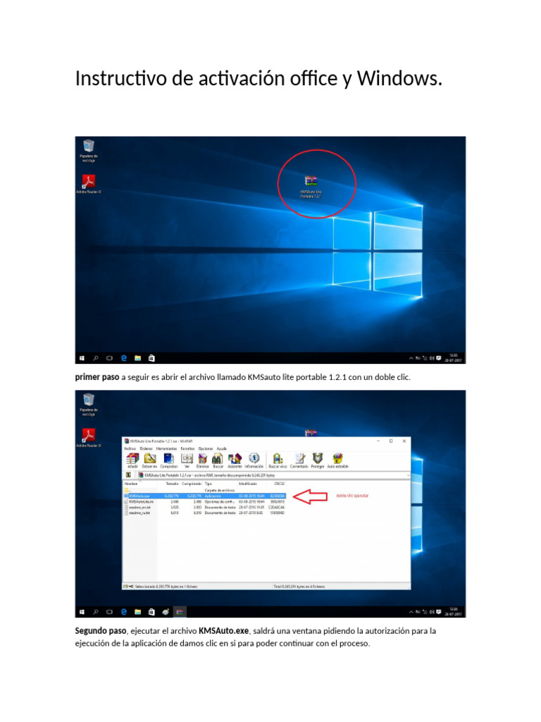 Activación de Office y Windows con KMSauto | PDF