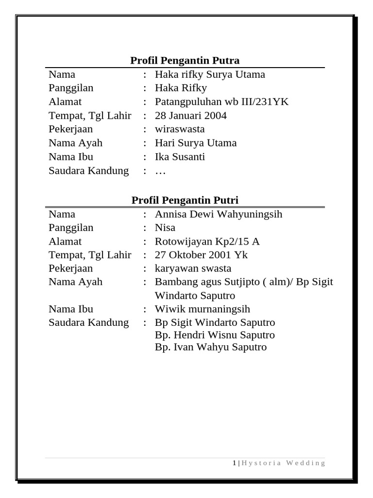 Panduan Pernikahan | PDF