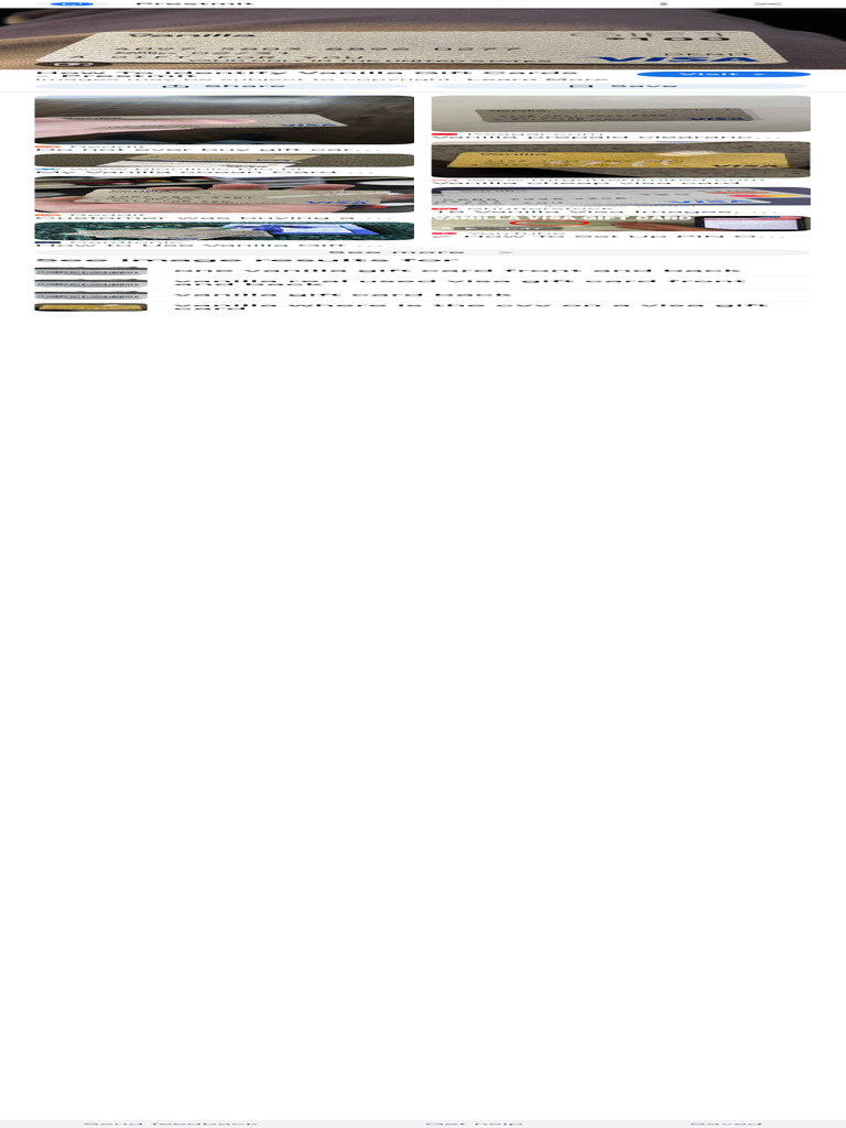 Vanilla Gift Card - Google Search | PDF