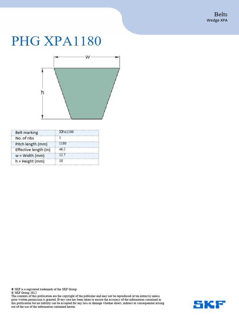 PHG Xpa1180 | PDF