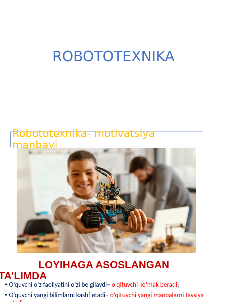 amaliy ROBOTOTEXNIKA | PDF