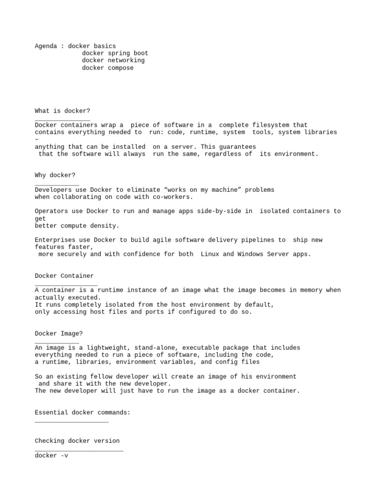 1-Docker Cheetsheet With Spring Boot Jan 25 | PDF | Library (Computing ...