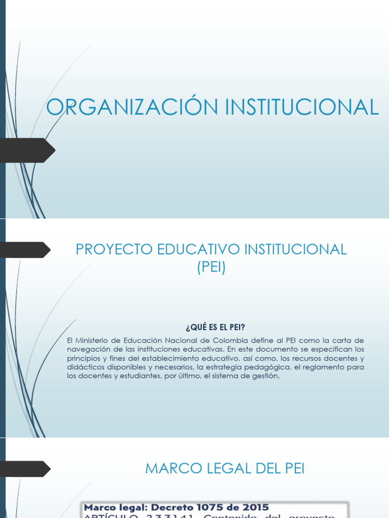 Guía del Proyecto Educativo Institucional | PDF | Evaluación | Institución