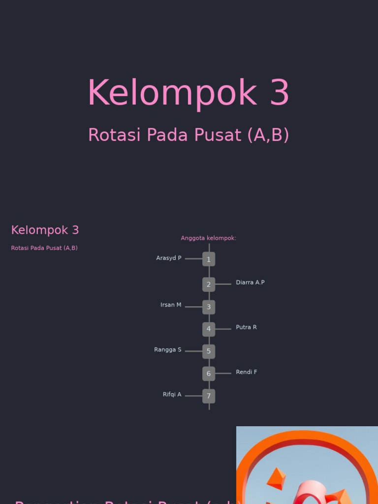 Rumus Rotasi 90 Derajat Pusat (a,b) | PDF