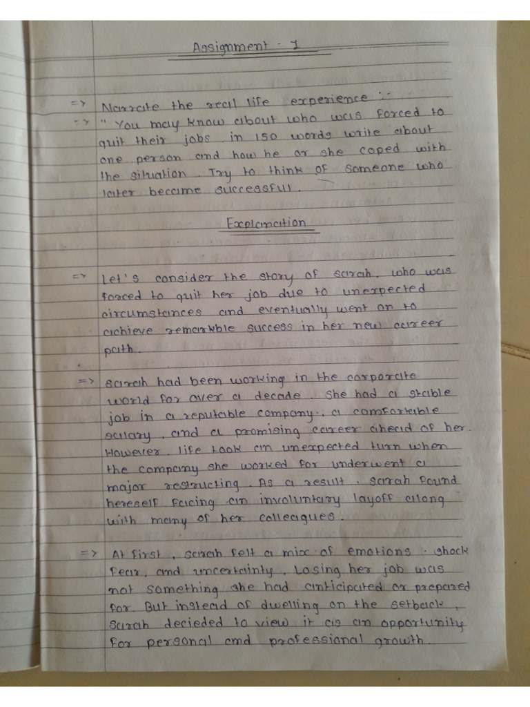 English Class Assignment | PDF