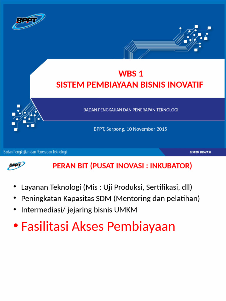 WBS 1 Skema Pembiayaan | PDF