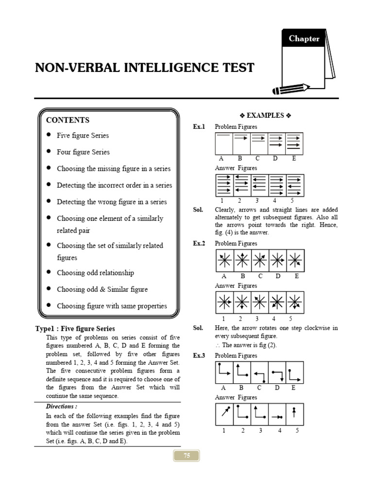 SSC-Non-verbal Intelligence Test | PDF | Geometry | Euclidean Geometry