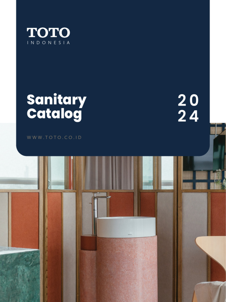 TOTO Sanitary Catalog March 2024 | PDF | Toilet | Tap (Valve)