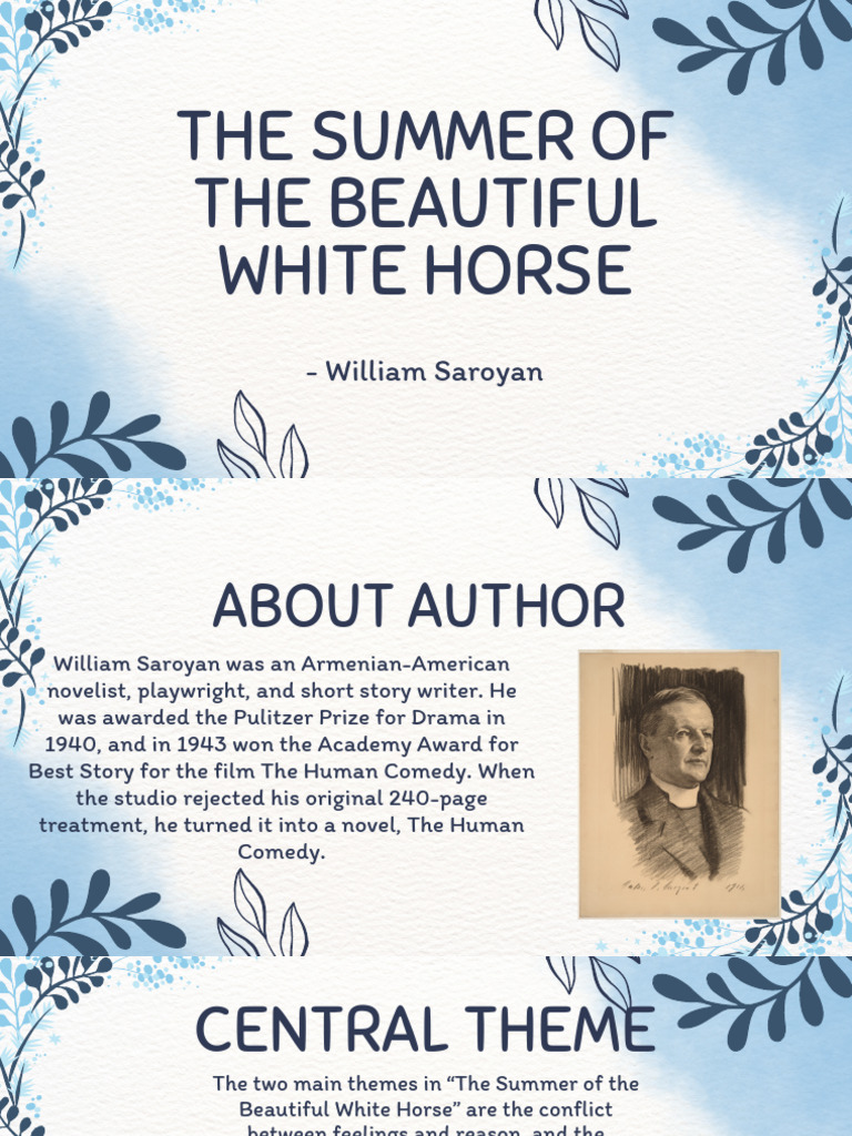 The Summer of The Beautiful White Horse - 20250209 - 221334 - 0000 | PDF