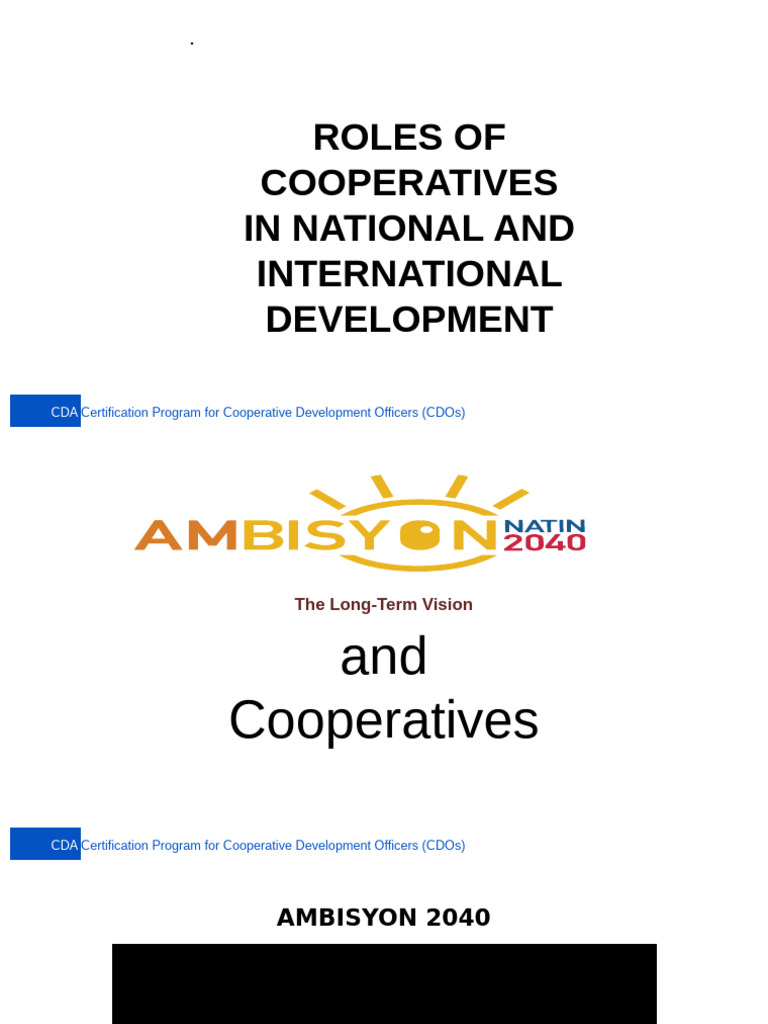Role of Cooperative in Developmen=t | PDF | Sustainability | Cooperative